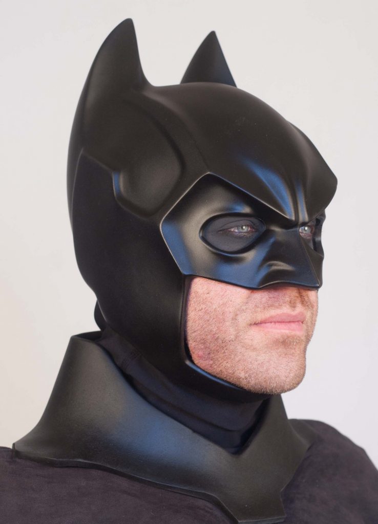 Batman Mask Cowl And Neck Piece: Noel Inspired - Ares Armory Studios